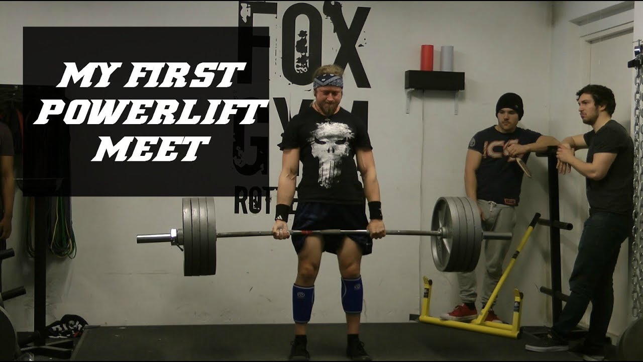 My First Powerlifting Meet - YouTube