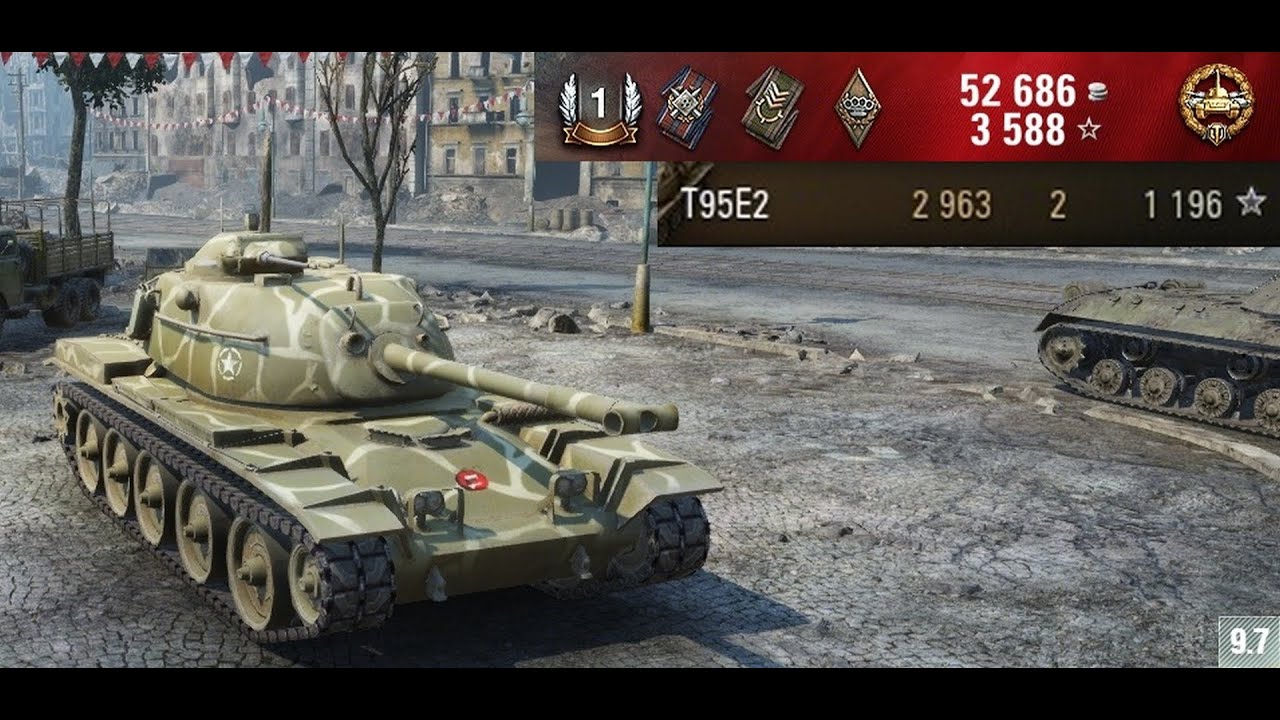 WoT - T95E2 (1st class, High Caliber) - YouTube