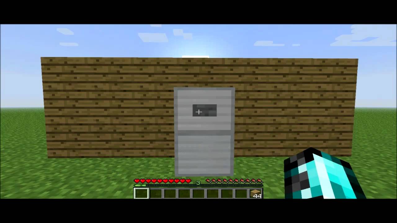 Les bons tutos de Minecraft N°1 - Faire un vrai frigo utile - YouTube