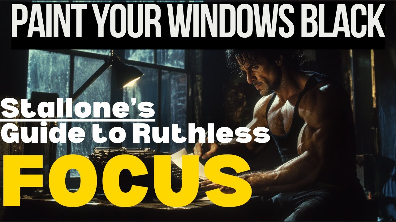 Paint Your Windows Black: Stallone's Guide to RUTHLESS FOCUS - YouTube
