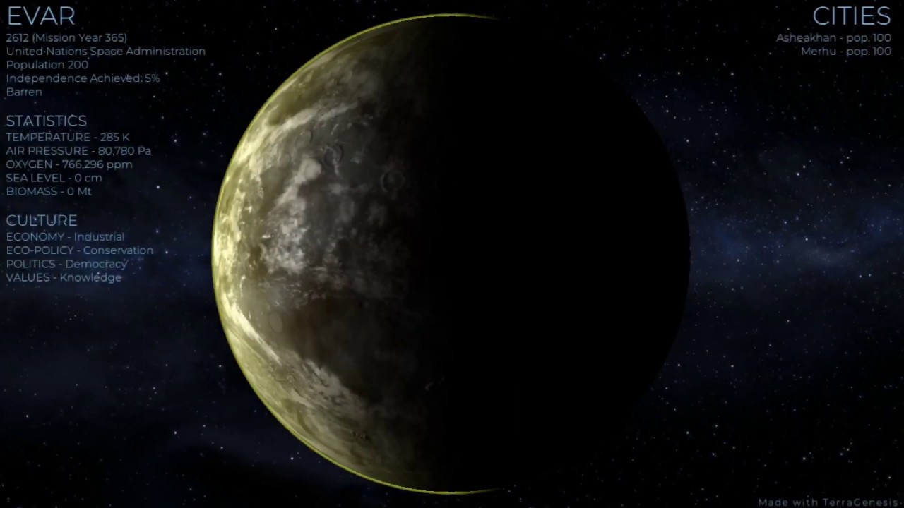 TerraGenesis Ep 41: Evar (Satellite View) - YouTube