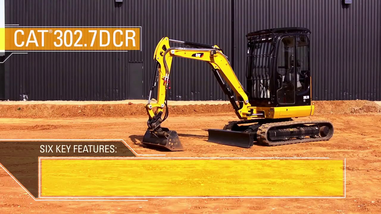 Cat 302 7D CR Mini Excavator Overview - YouTube