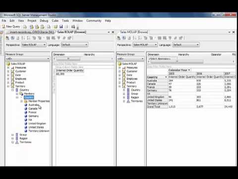 Demo Adding Records to a ROLAP Partition and ROLAP Dimension - YouTube