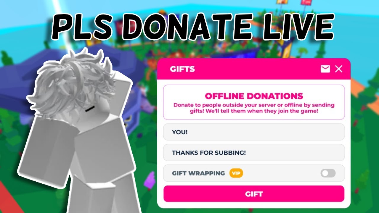 Donating 10K in pls donate! - YouTube