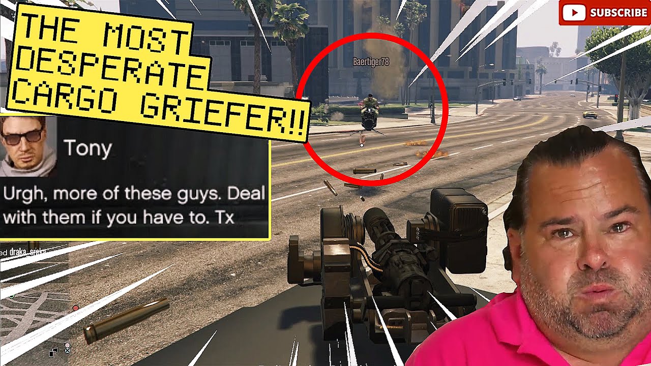Lobby GRIEFER RAGE-QUITS + The Most DESPERATE Cargo GRIEFER in GTA ...