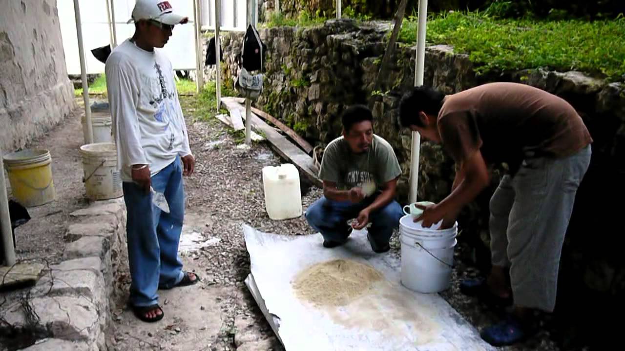 PREPARACION DE LA PASTA DE CAL - YouTube