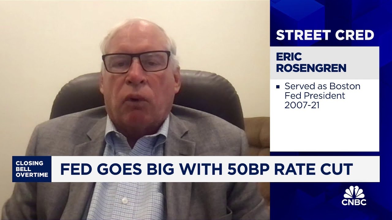 Powell gave 'good explanation' for 50bps cut, says Fmr. Boston Fed ...