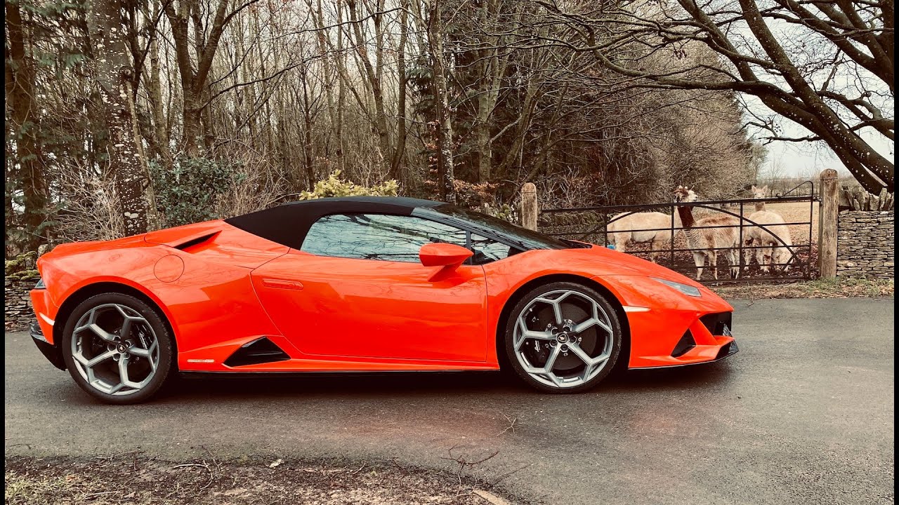 Lamborghini Huracan Evo Spyder real-world review. Flawed but fun - YouTube