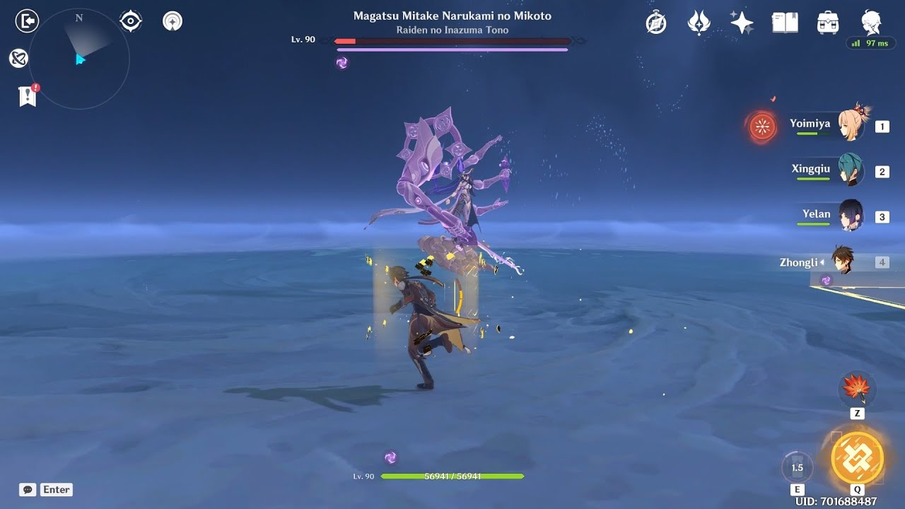 Genshin Impact Raiden Boss Fight (Yoimiya Team) - YouTube