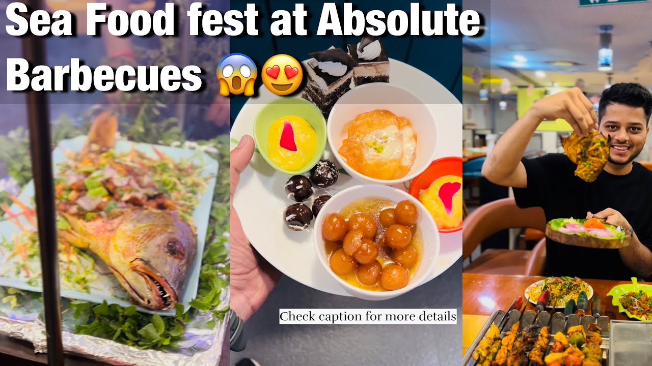 Sea food fest at Absolute Barbecues | Marine feastathon - YouTube