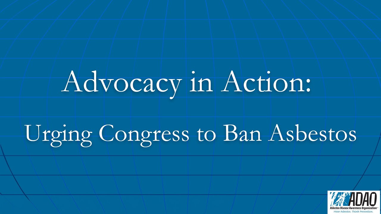 Advocacy in Action: Urging Congress to Ban Asbestos - YouTube