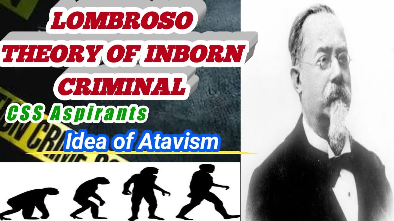 Cesare Lombroso Theory of INBORN CRIMINAL || Lecture for CSS Aspirants ...