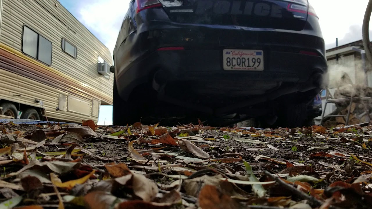 2015 Ford Taurus SHO Police Interceptor cold start. - YouTube