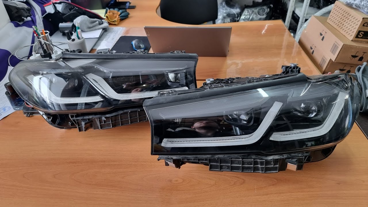 Bmw 5 G30 G31 LCI рестайлинг фары комплект с блоками Adaptive led ...