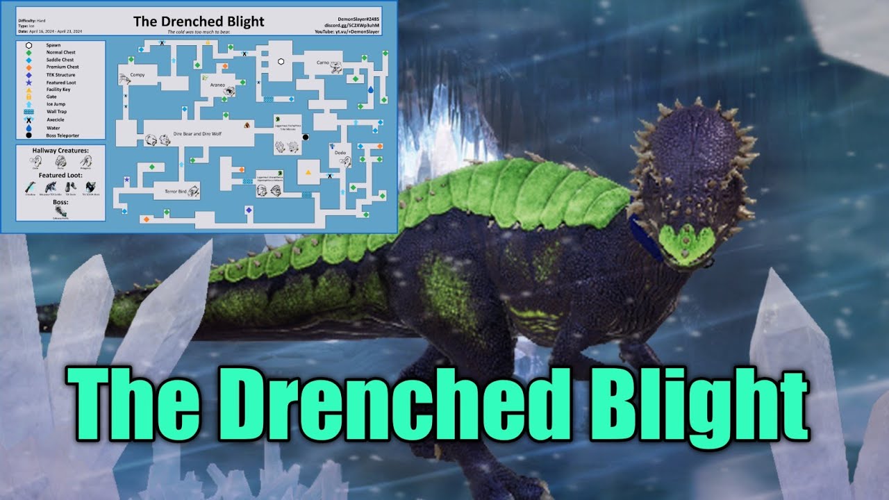 The Drenched Blight Dungeon | Ark Mobile #arkmobile #arkmobiledungeon # ...