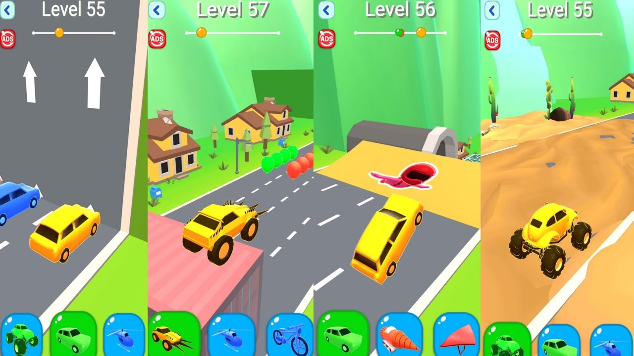 Shape shifting gameplay shape shifting game shape shifting race game ...