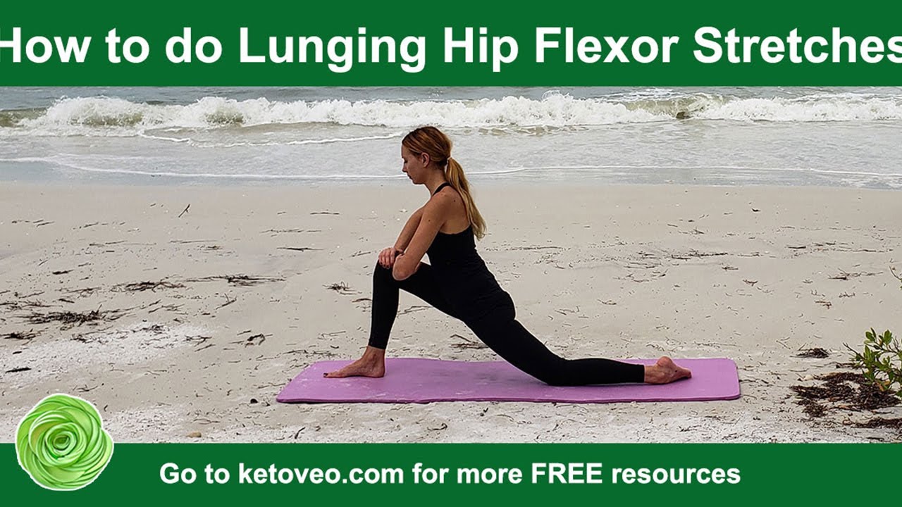 How To Do Lunging Hip Flexor Stretch - YouTube