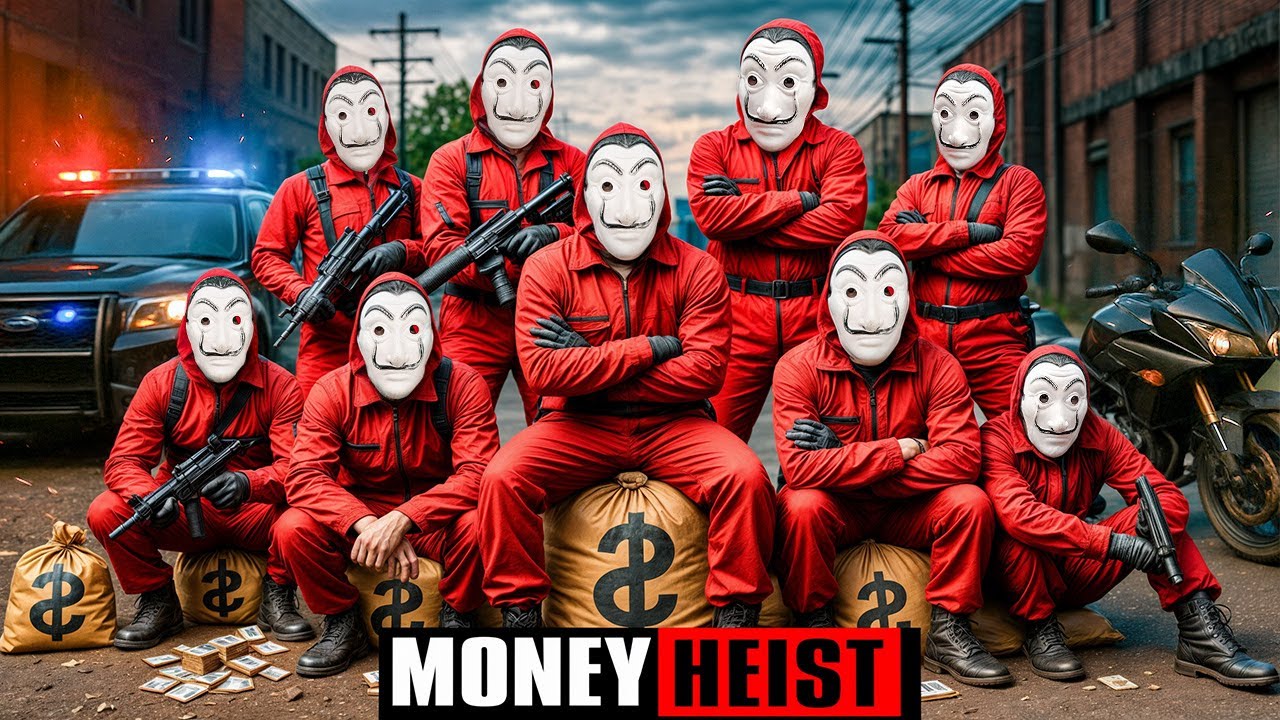 PARKOUR VS MONEY HEIST! 6 | BAD GUYS: No ESCAPE, POLICE Thunder Hits ...