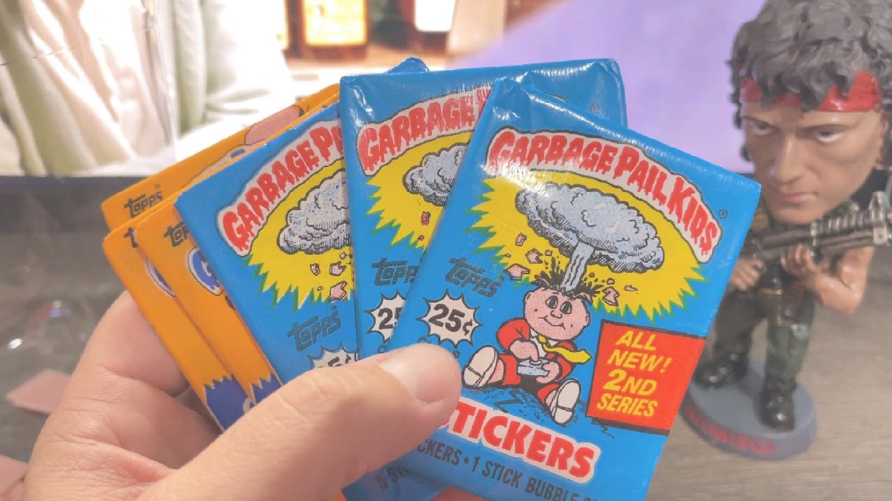 I Opened Up Garbage Pail Kids Packs From the 1980s - YouTube