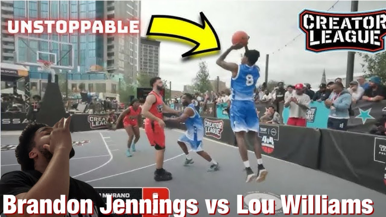 Brandon Jennings finally faces off! Lou Williams vs Brandon Jennings ...