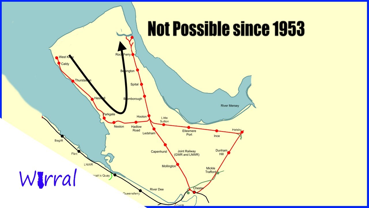 Simulation brings old rail to life - The Wirral Way - YouTube