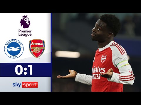 Saka & Co. nutzen City-Patzer eiskalt! | Brighton & Hove Albion - FC Arsenal | Highlights EPL