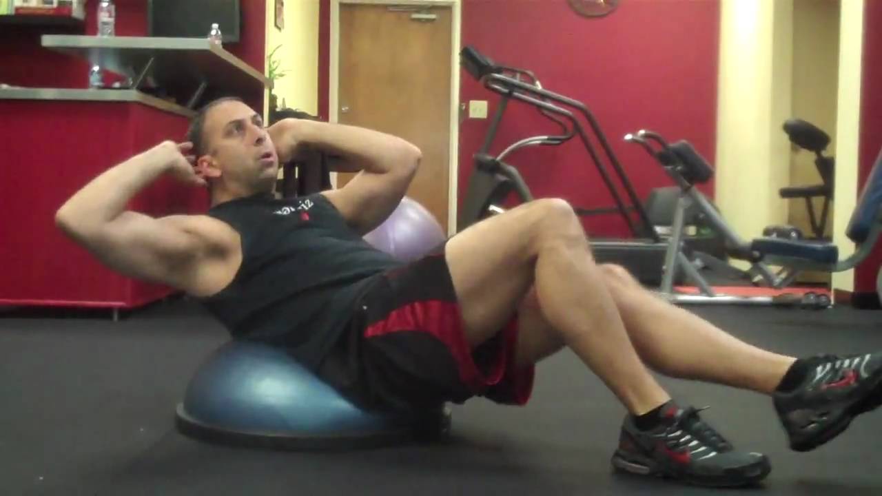 Bosu Ball Ab Routine that Will Kick Your Butt - YouTube