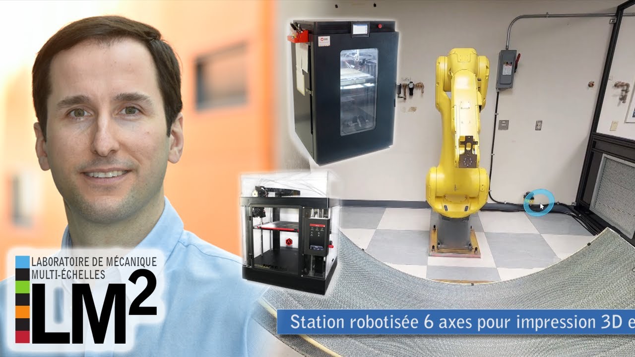 Visite virtuelle du LM2 : section fabrication additive - YouTube