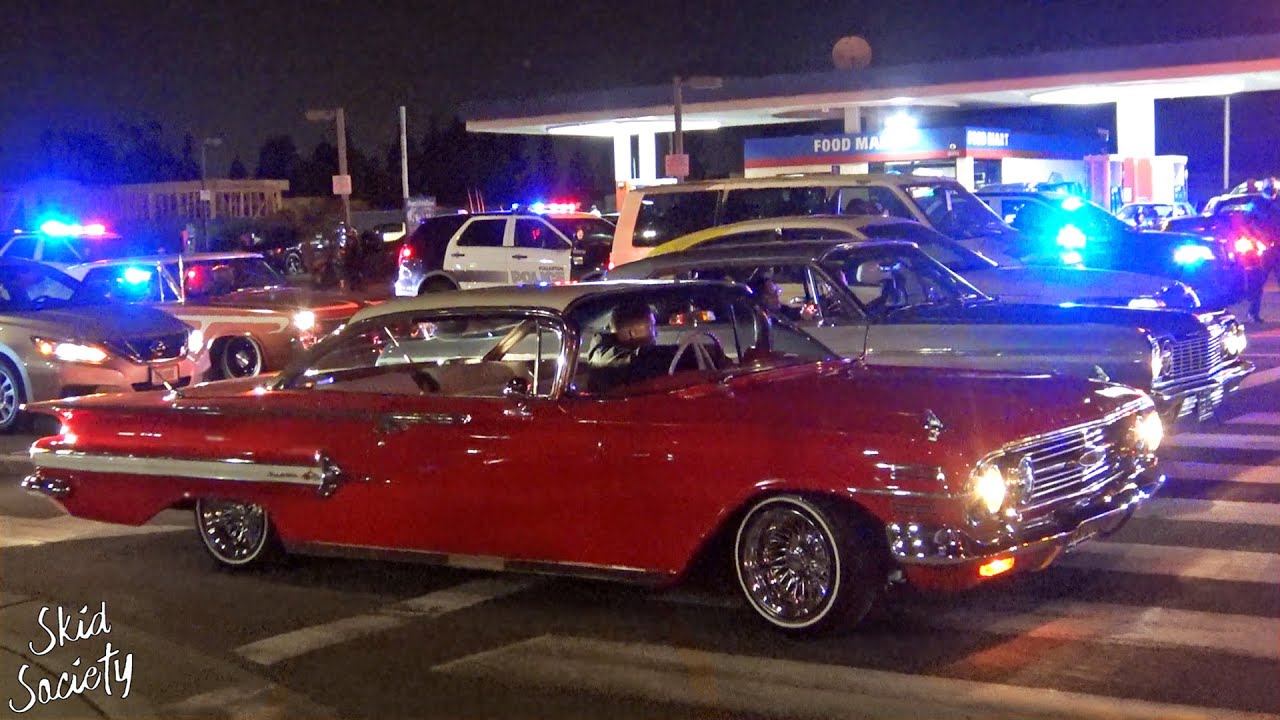 Police SHUT DOWN Lowrider Cruise! Orange County California - YouTube