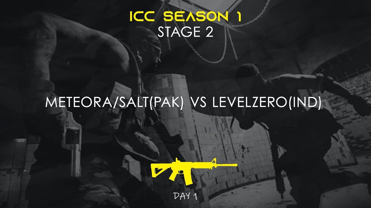 ICC Season 1 | Stage 2 | Day-1 | LevelZero (IND) vs Meteora/Salt (PAK ...