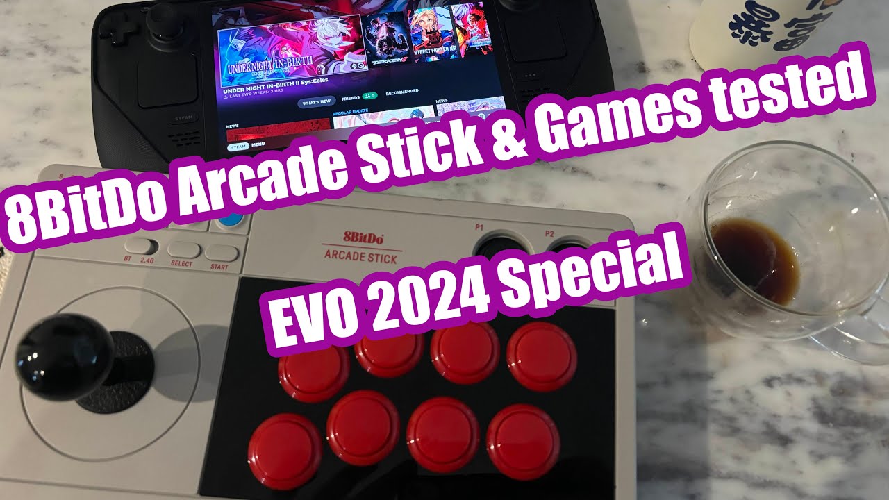 8BitDo Arcade Stick & Game settings for SteamDeck EVO Special episode ...
