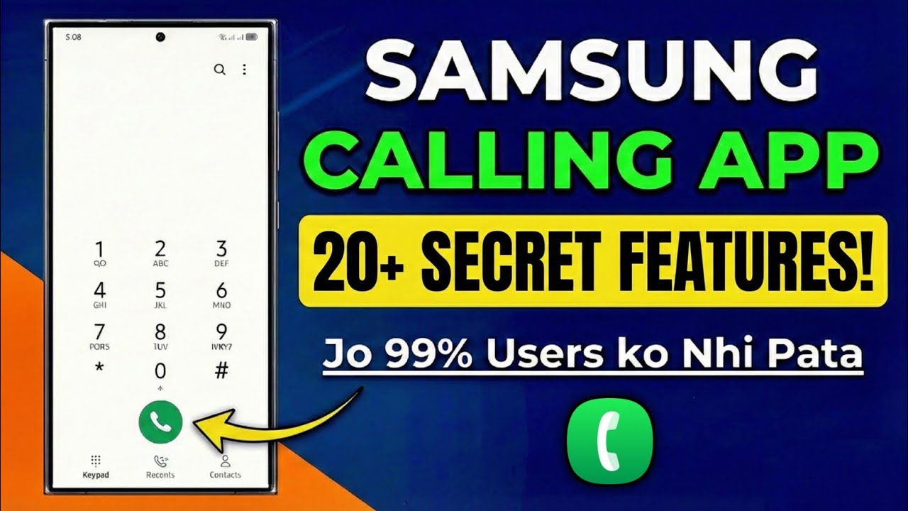 20+ Samsung Calling App के HIDDEN Features ! One Ui 7/8/8.5 - YouTube
