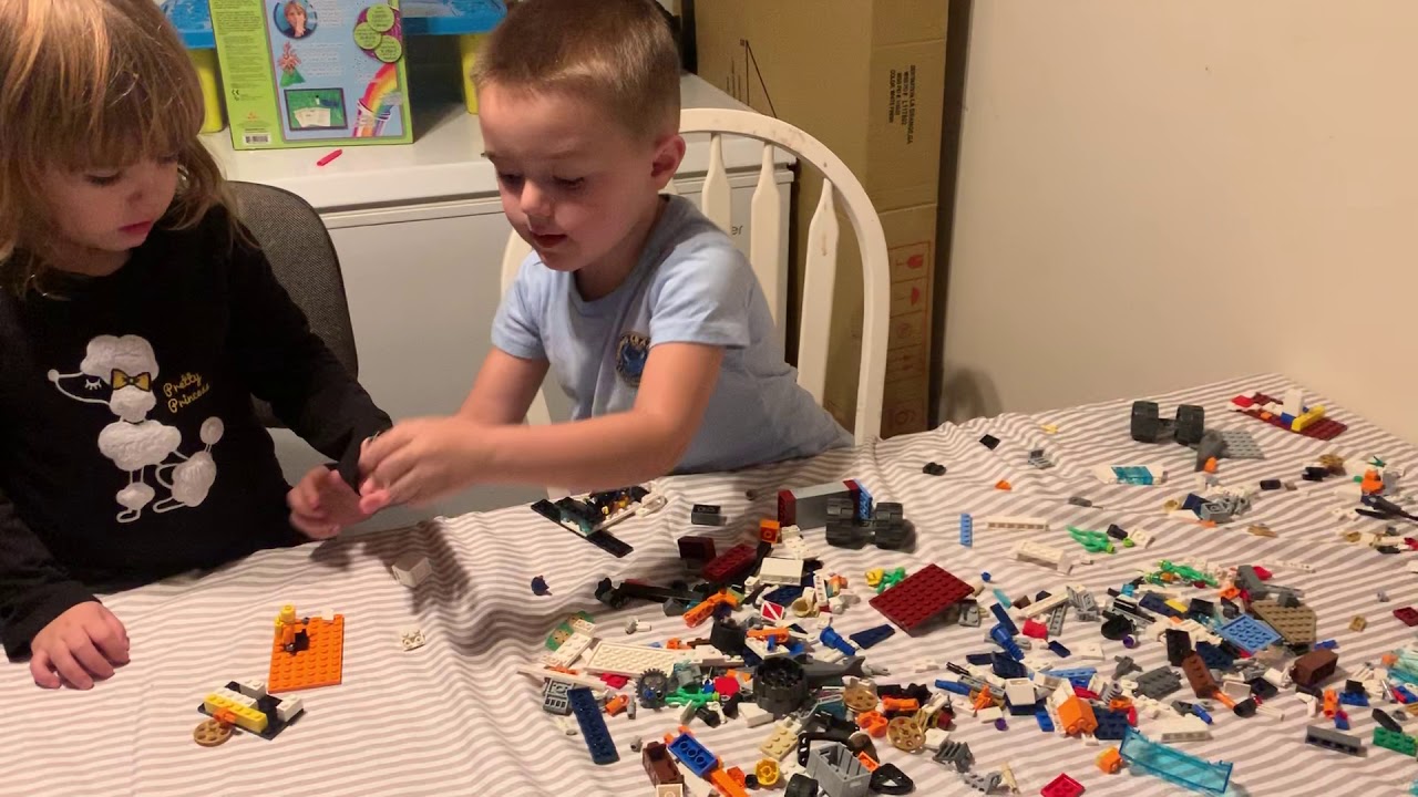 Freestyle Lego Building Fun for Kids by Kids - 1 - YouTube