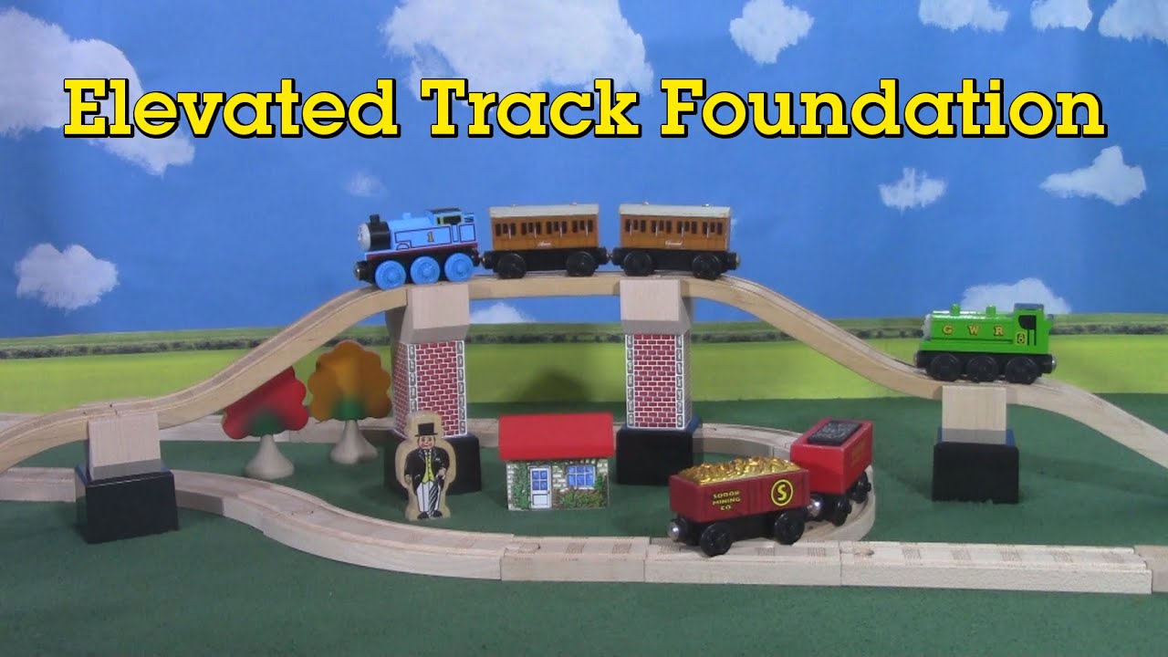 Elevated Track Foundation Review - Thomas Wooden Railway - YouTube