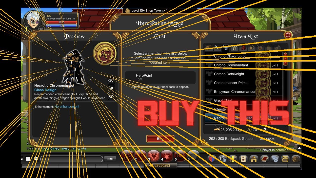 AQW - Necrotic Chronomancer Overview + Tutorial - YouTube