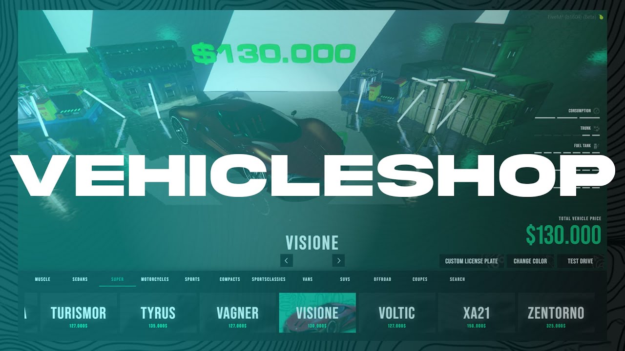 ADVANCED VEHICLESHOP & 3D PRICE TEXT - FiveM #0Resmon - YouTube