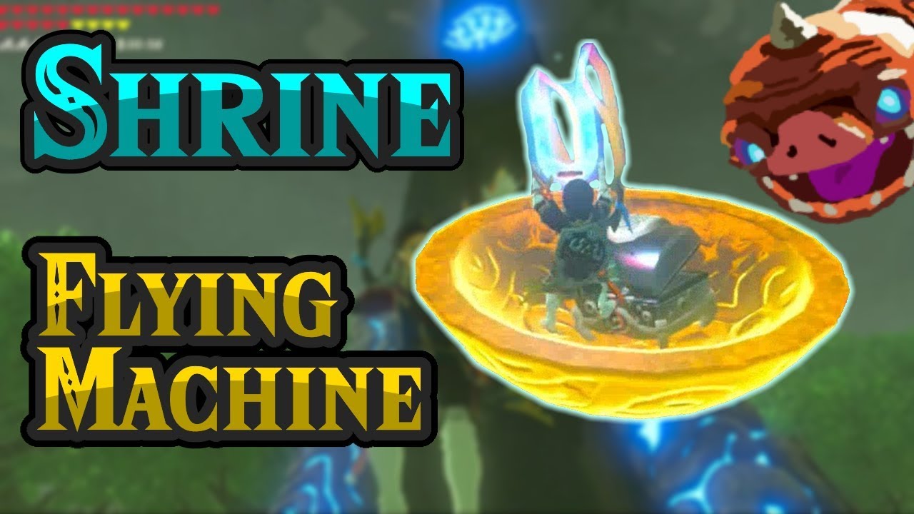 Flying Machine INSIDE a Shrine - Zelda BotW - YouTube