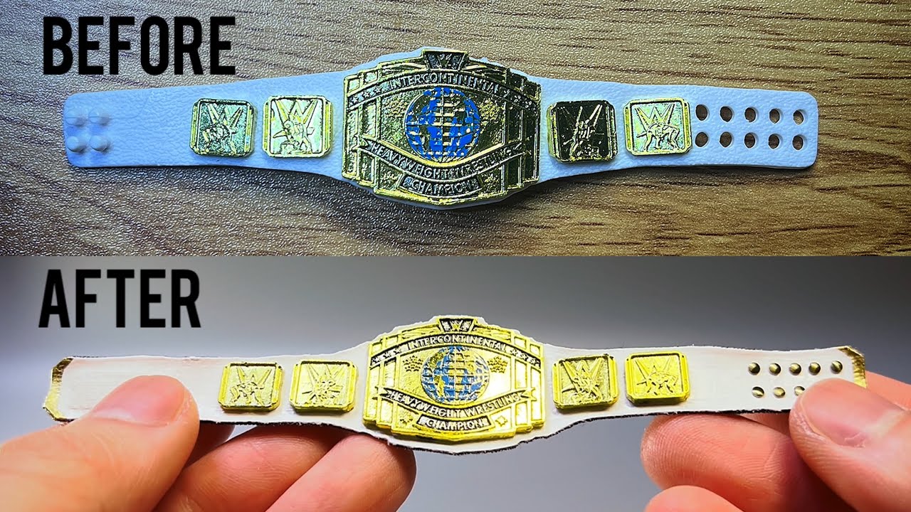 Wwe Intercontinental Championship For Figures WWE Mattel Elite BLUE