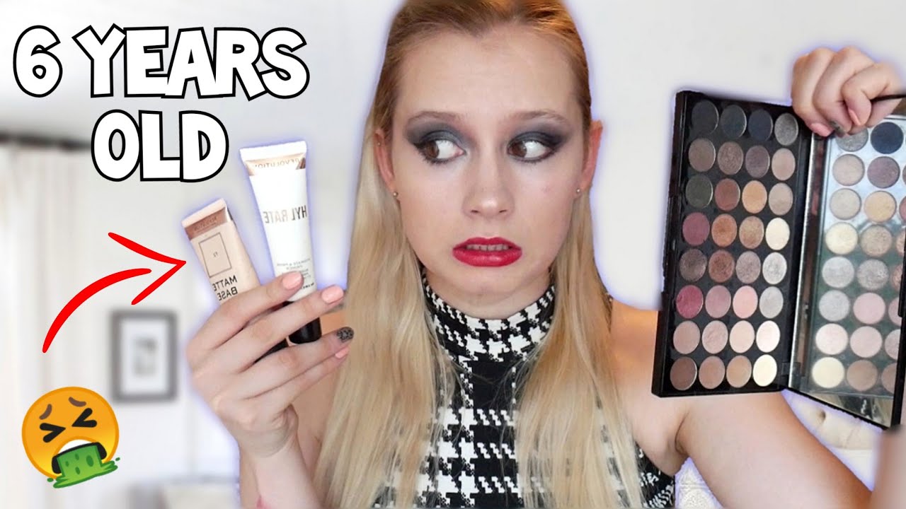 Full Face of VERY Expired Makeup 🤮 | Time for the bin... - YouTube