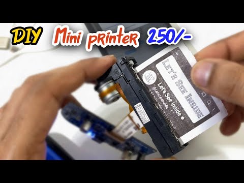 😲 DIY mini thermal printer 🔥 Build Your Own Handy Printing Gadget ...