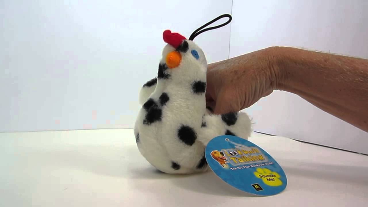 Multipet Look Who's Talking Chicken Dog Toy - YouTube