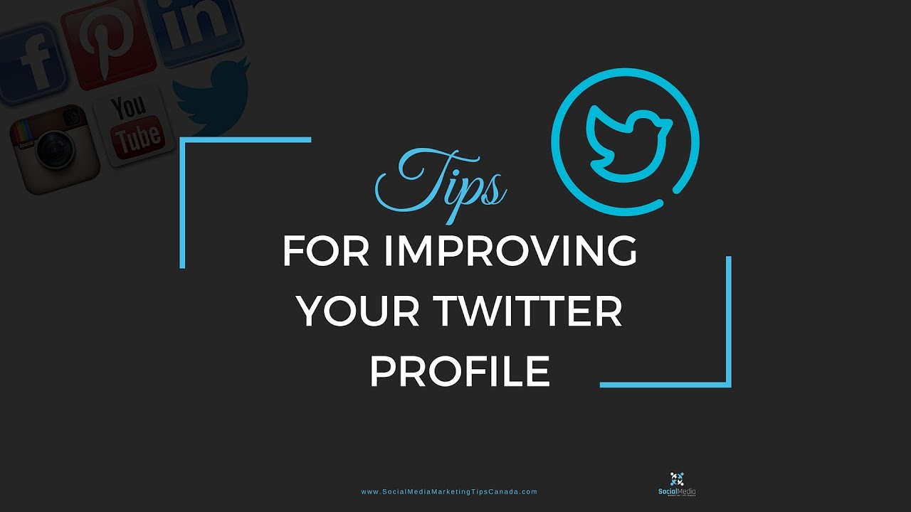Tips for Improving Your Twitter Profile - YouTube