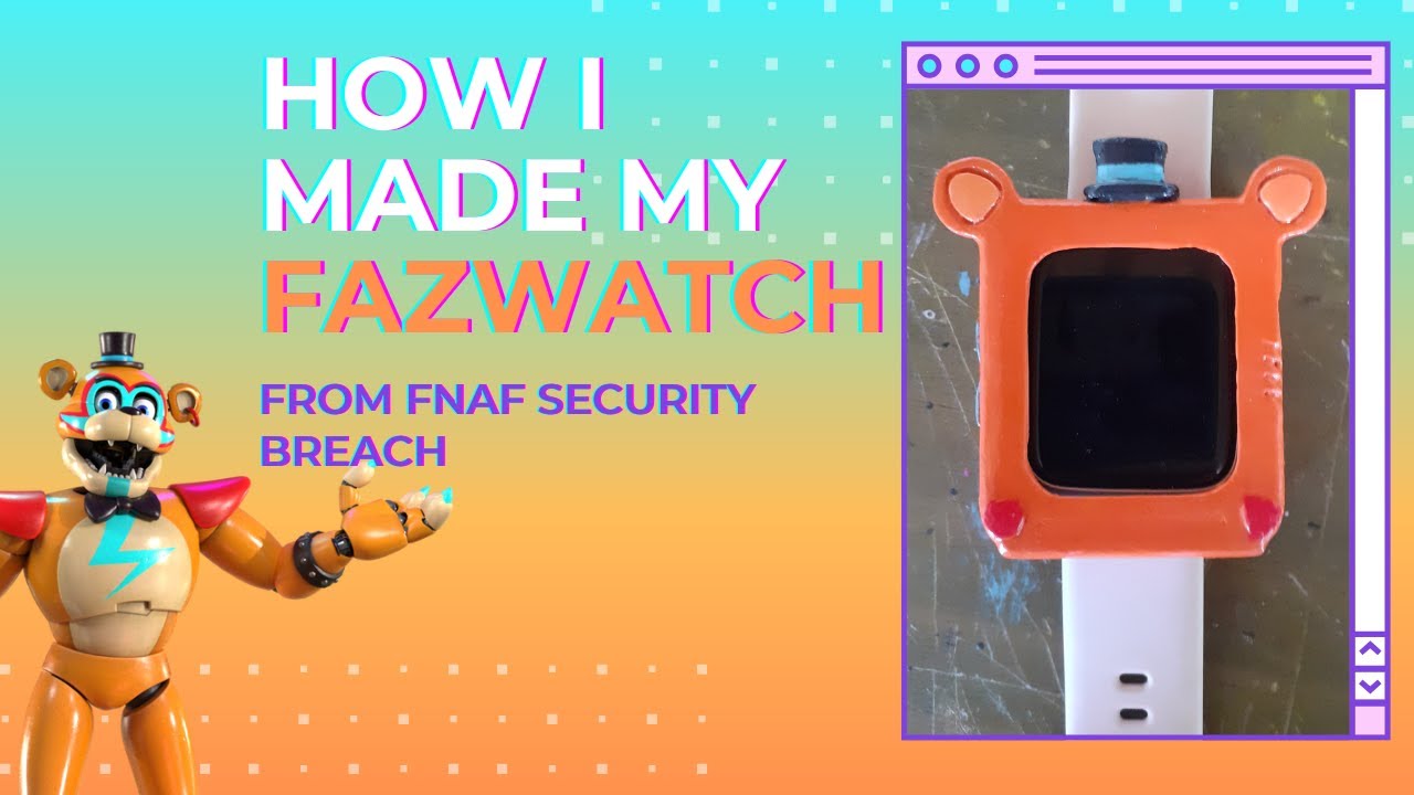 How i made my Fazwatch! [Free 3D model] [ASMR] - YouTube