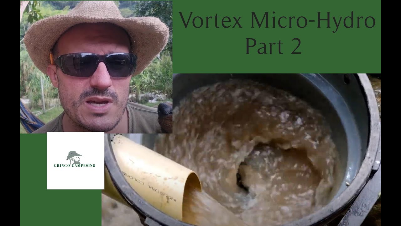 Vortex micro hydro part 2, quick update - YouTube