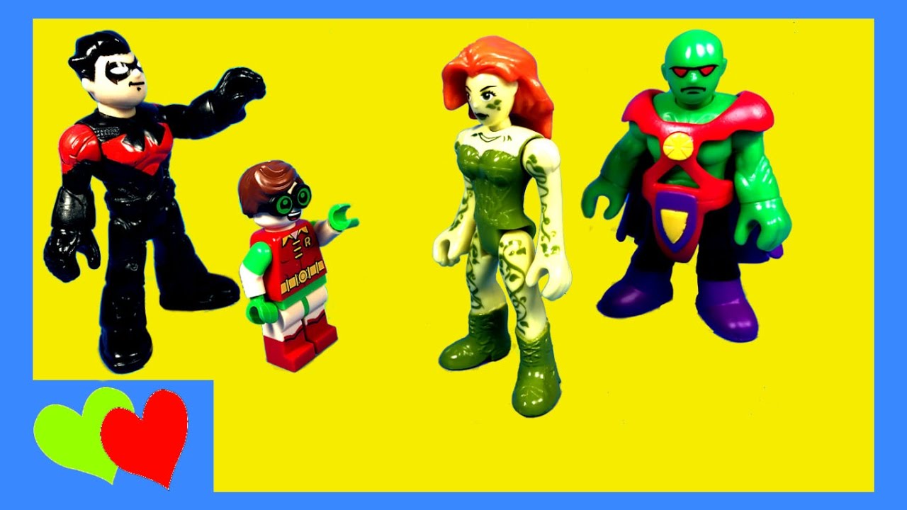Imaginext Poison Ivy and Nightwing with Nephew Vincent and Visit by ...