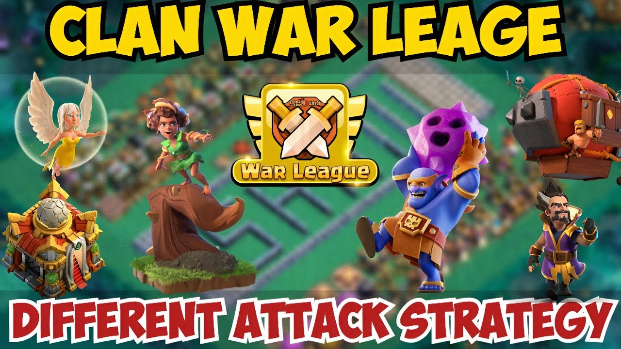 Different attack strategy in Clan war league #clashofclans #coc #tamil ...
