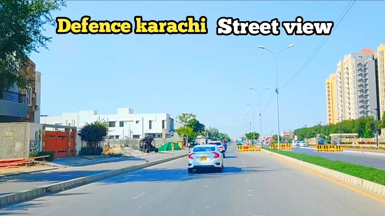 Defence karachi street view | Dha karachi - YouTube
