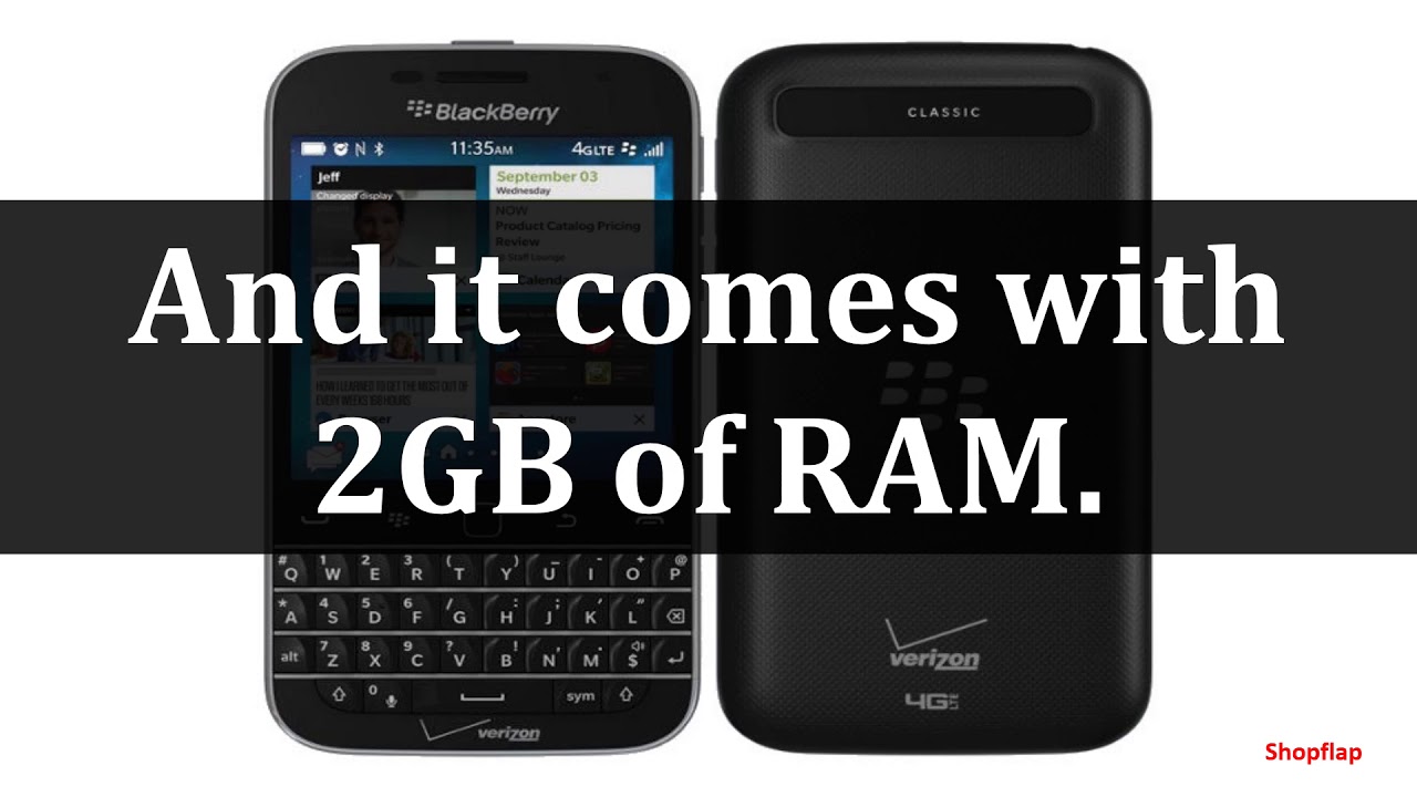 FEATURES OF BLACKBERRY CLASSIC NON CAMERA MOBILE - YouTube