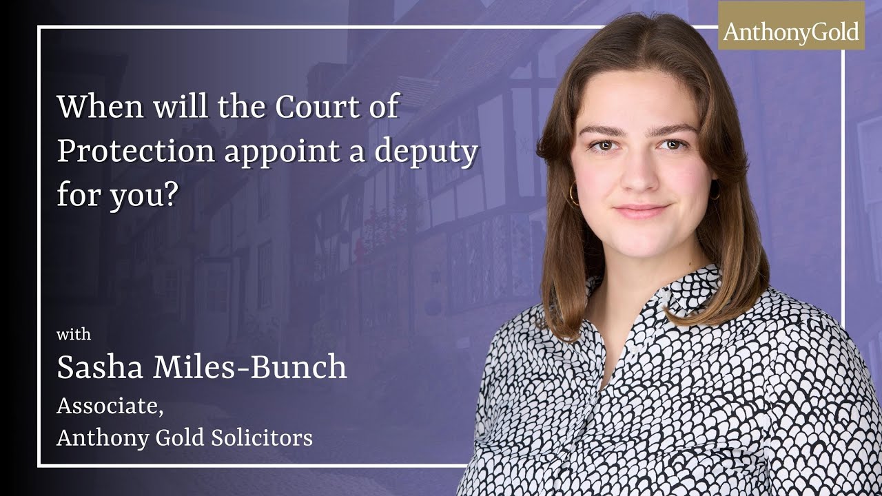 When does Court of Protection appoint a deputy - YouTube