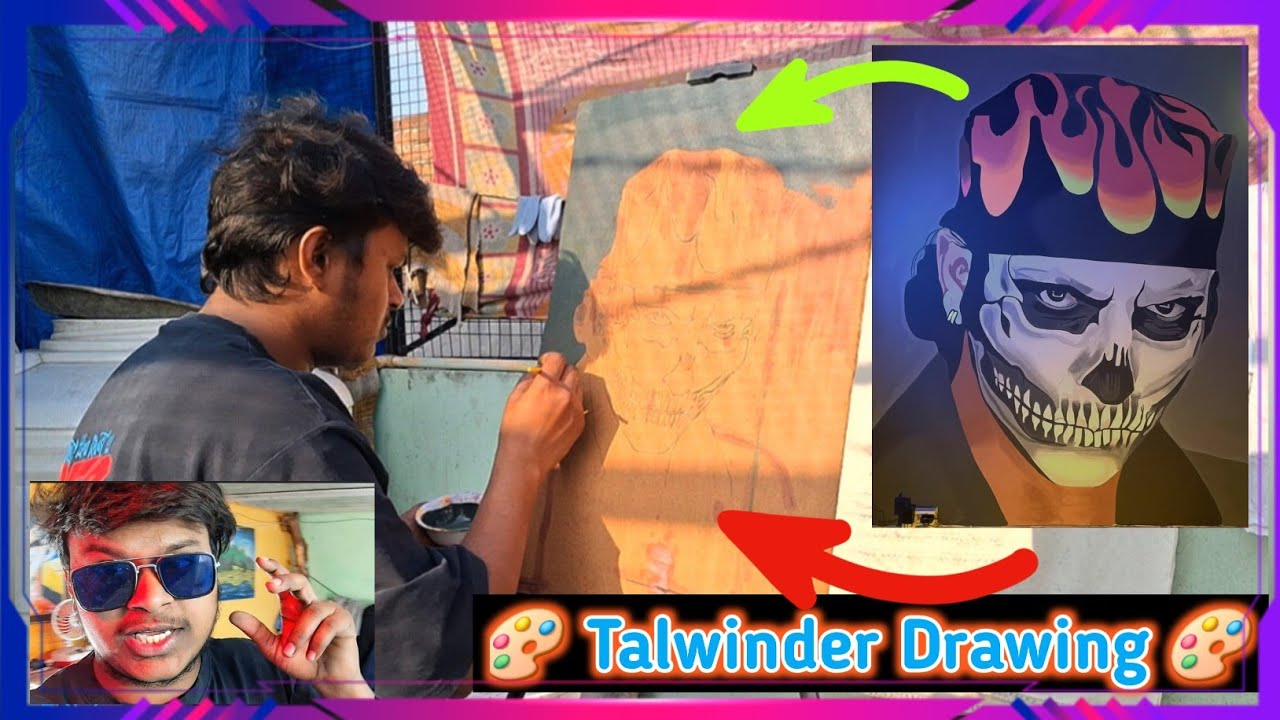 how To Draw Talwinder Drawing step by step || 😱 talwinder drawing ...